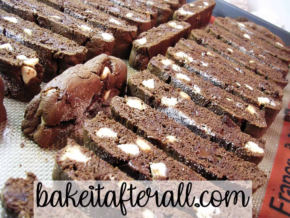 Triple Chocolate Biscotti {Nut Free} - You're Gonna Bake It After All