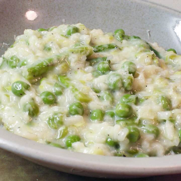 Spring Green Risotto - You're Gonna Bake It After All
