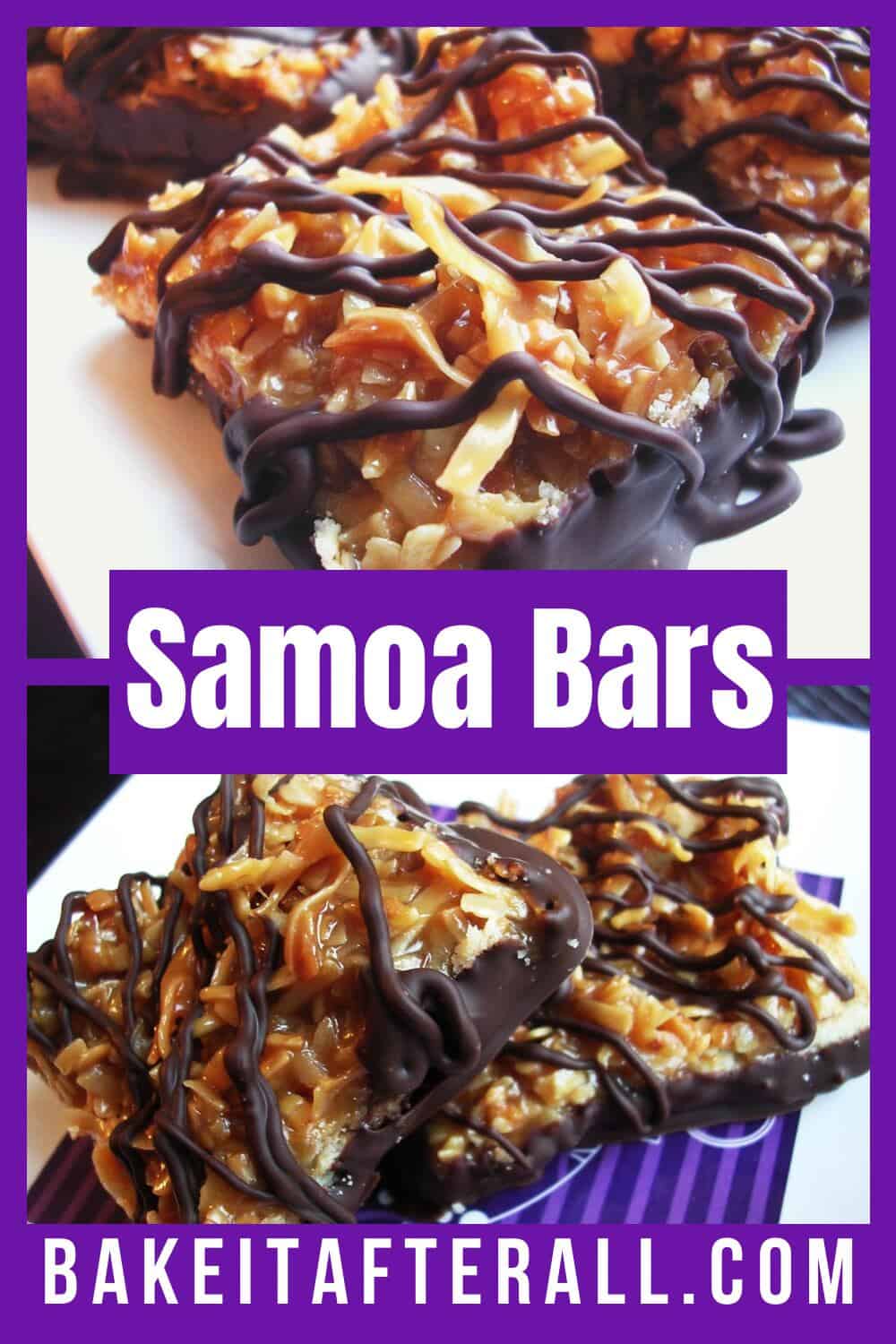 Samoa Bars - You're Gonna Bake It After All