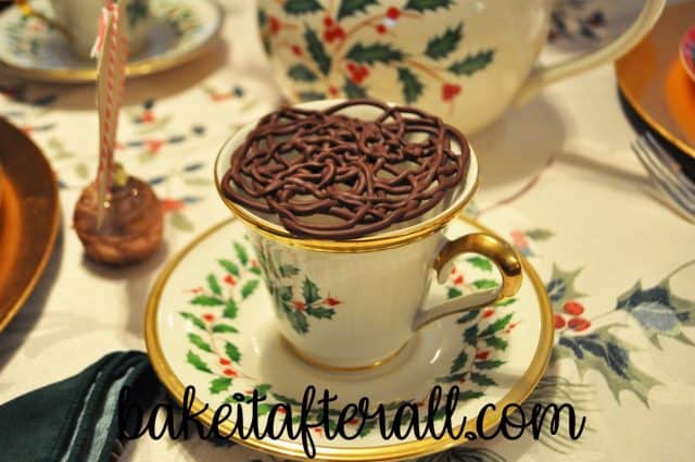 Fancy Hot Chocolate - You're Gonna Bake It After All