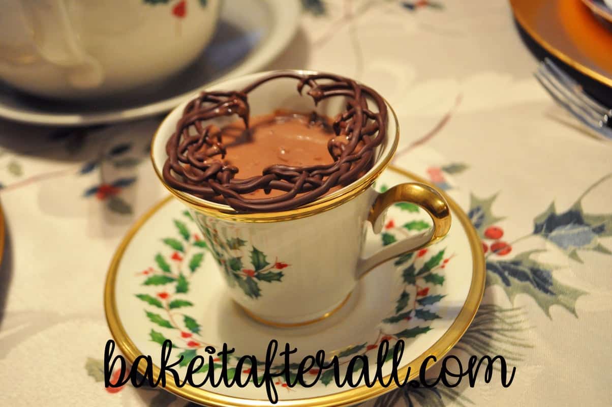 Fancy Hot Chocolate - You're Gonna Bake It After All