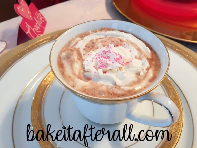 Fancy Hot Chocolate - You're Gonna Bake It After All