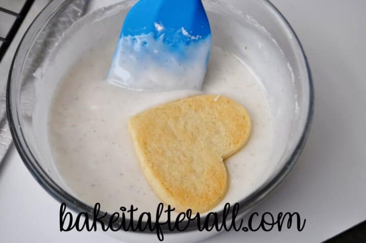 Iced Vanilla Shortbread Cookies - You're Gonna Bake It After All