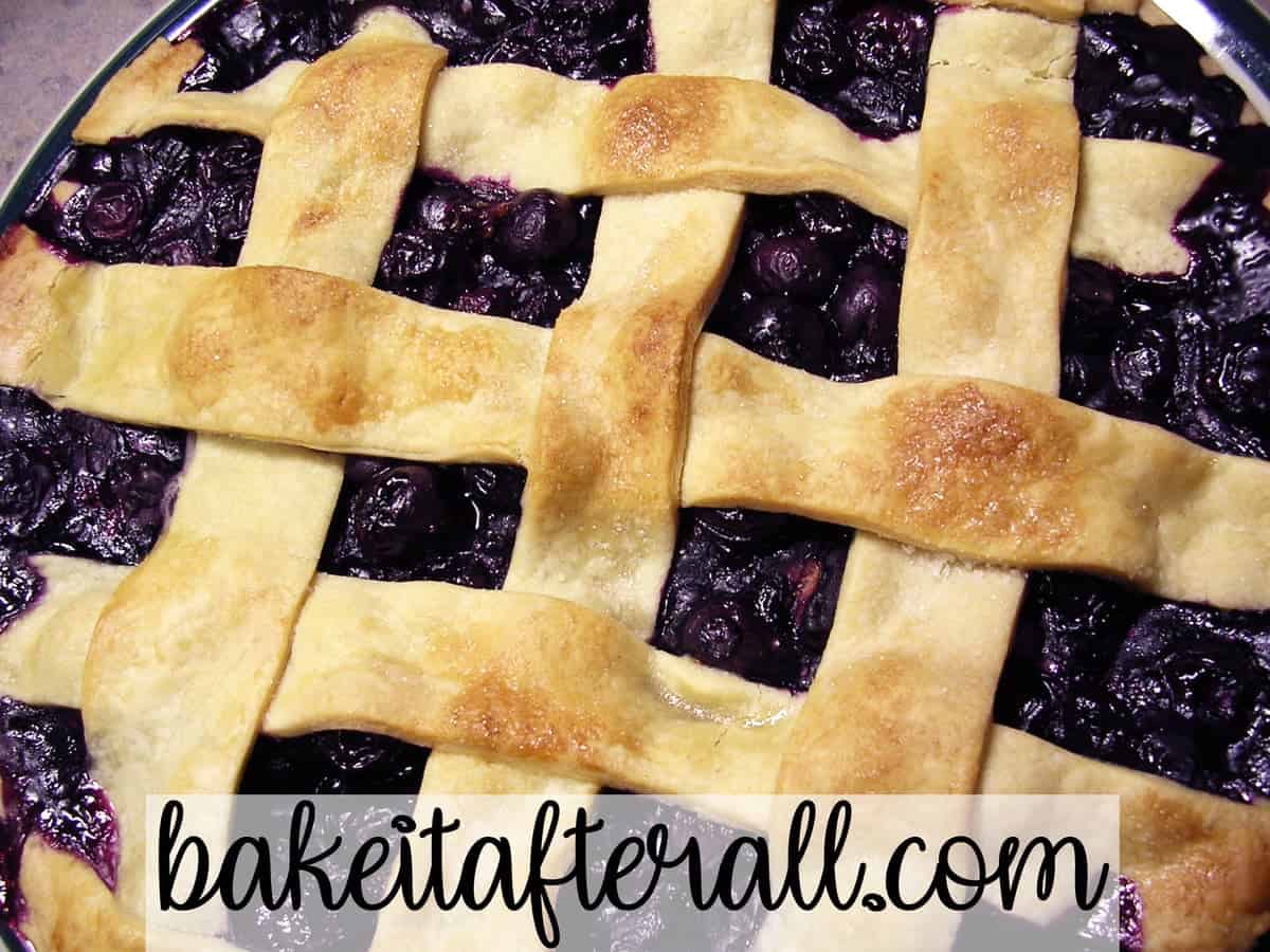 Fresh Blueberry Pie - You're Gonna Bake It After All