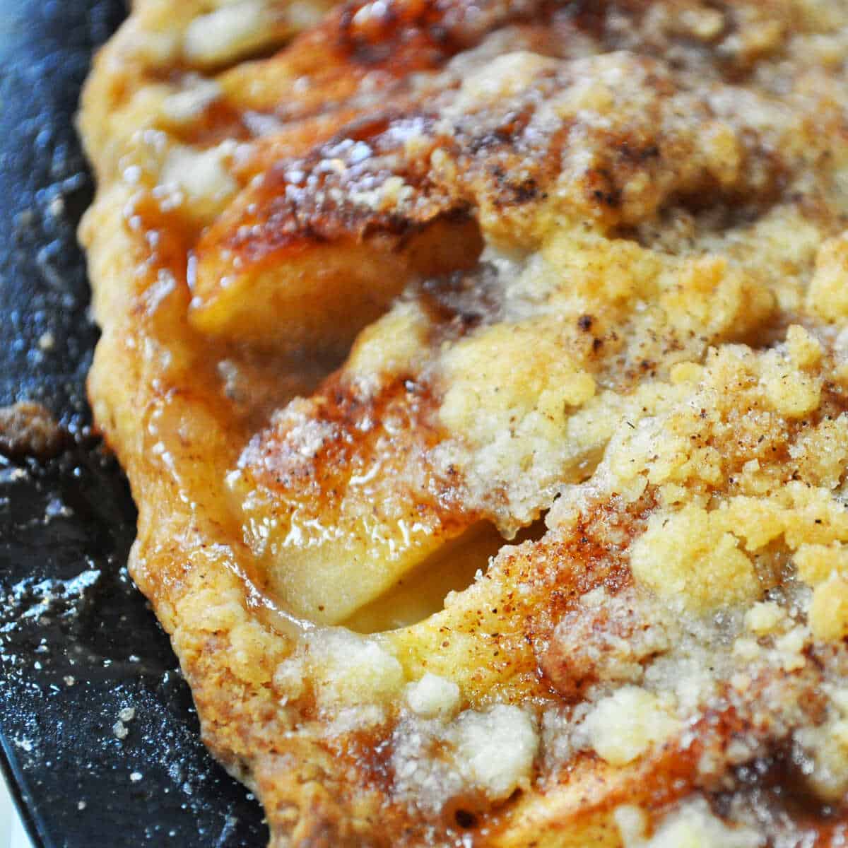 Apple Crumble Pizza Pie - You're Gonna Bake It After All