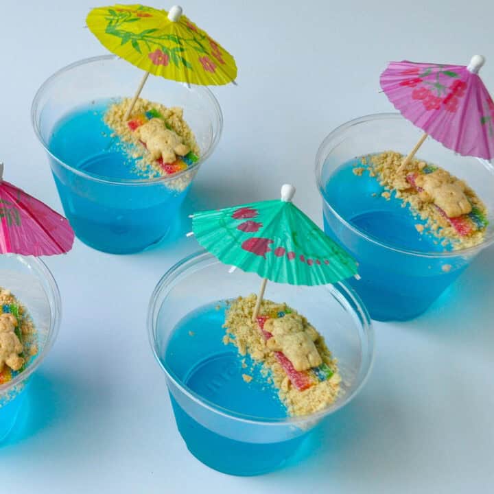 Beach Bear Jello Cups - You're Gonna Bake It After All