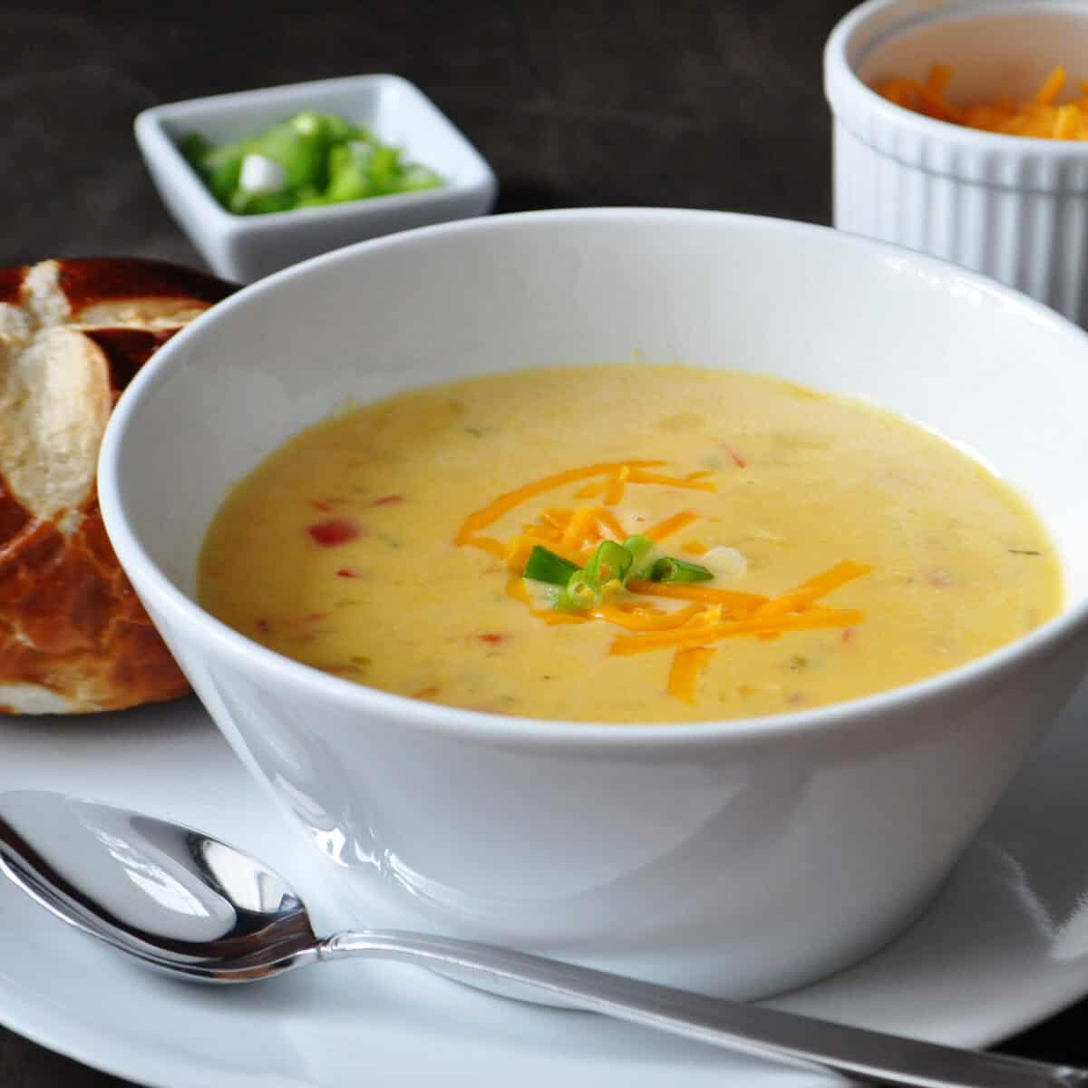 Wisconsin Beer Cheese Soup - You're Gonna Bake It After All