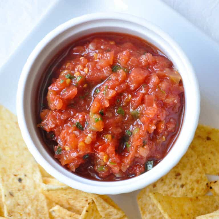 Restaurant Style Salsa - You're Gonna Bake It After All