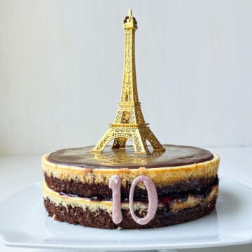 Chocolate Black Raspberry Cheesecake Layer Cake - You're Gonna Bake It ...