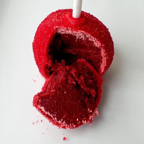 Ruby Red Cake Pops - You're Gonna Bake It After All