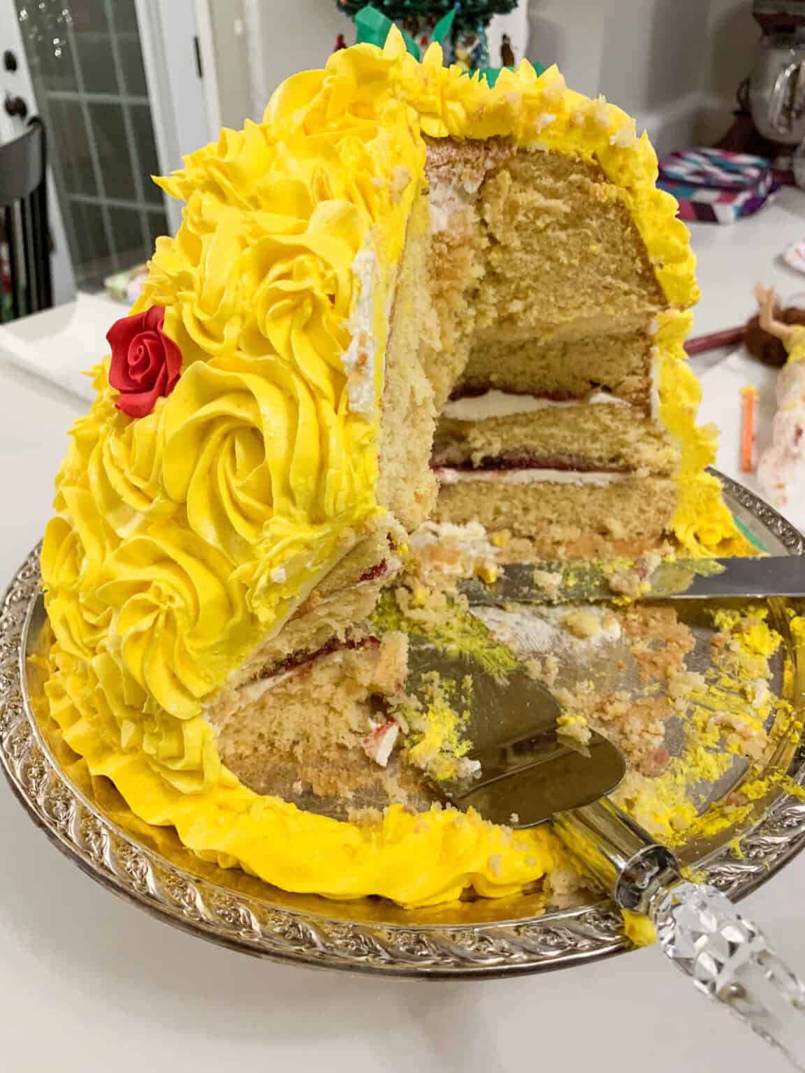 Princess Belle Doll Cake - You're Gonna Bake It After All