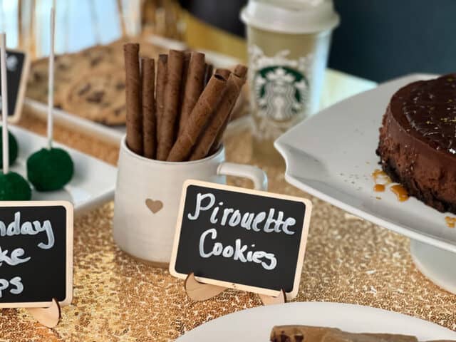 Starbucks Birthday Party - You're Gonna Bake It After All