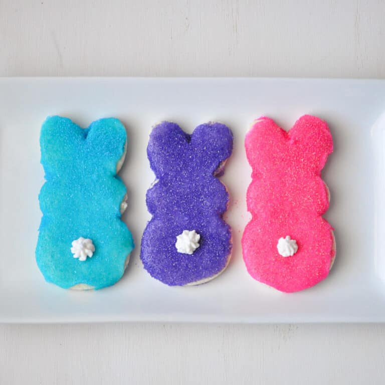 Easy Easter Bunny Peep Cookies - You're Gonna Bake It After All