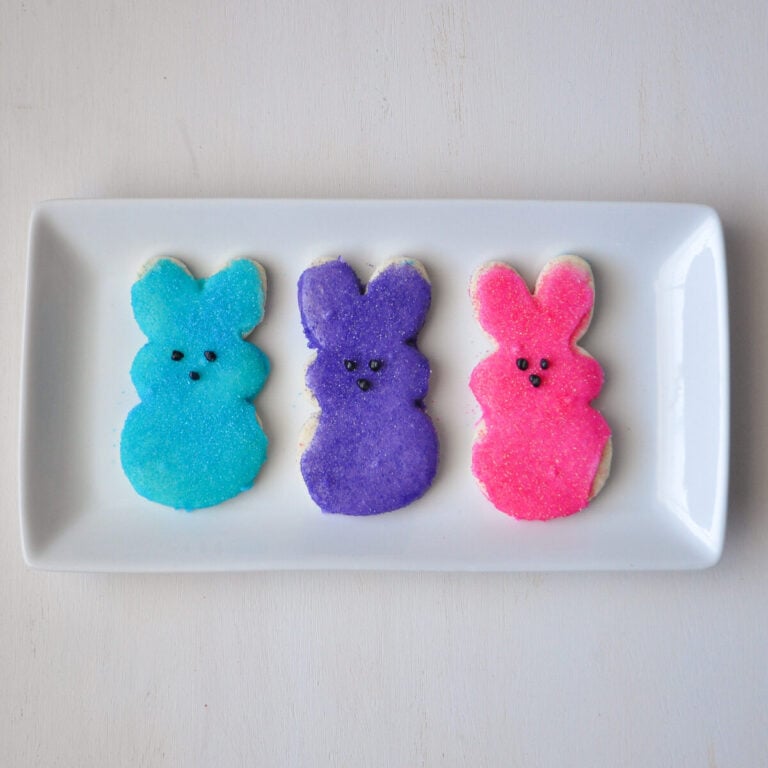 Easy Easter Bunny Peep Cookies - You're Gonna Bake It After All