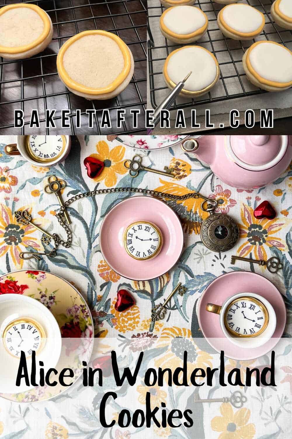 Royal Icing Clock Cookies - You're Gonna Bake It After All