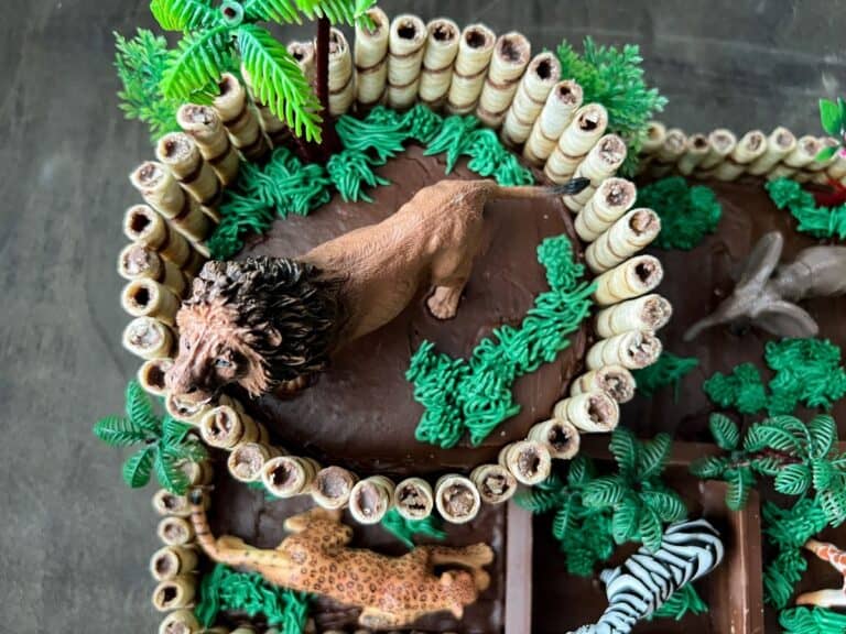 Zoo Animal Birthday Cake - You're Gonna Bake It After All