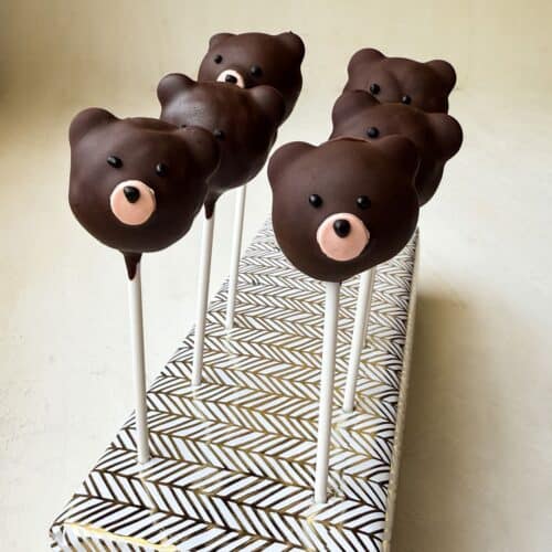 Teddy Bear Cake Pops - You're Gonna Bake It After All